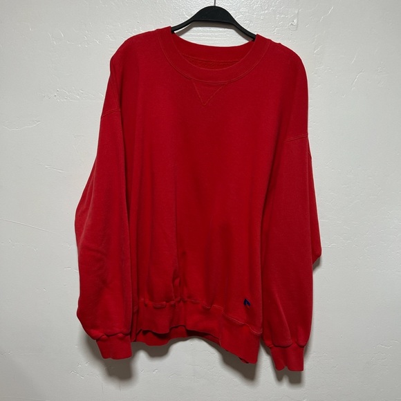 Russell Athletic | Sweaters | Vintage Russell Red Crewneck Sweatshirt ...